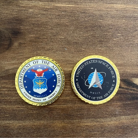 Unk | Other | Usaf Space Force 2sided Challenge Coin Department Of The ...